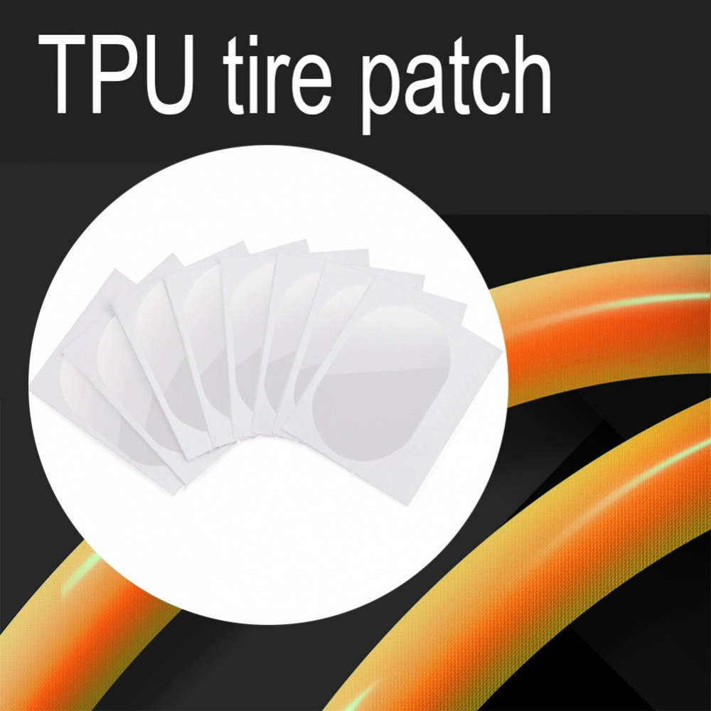 TPU Inner Tube Patch Kit for Bicycle Tyres 8 Patches and Glue for ...