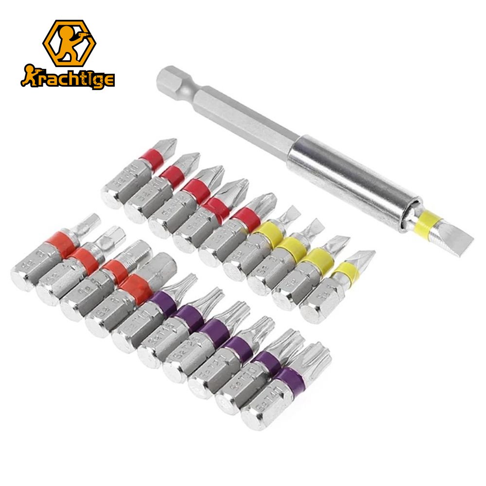 Krachtige 20Pcs Professional Magnetic Screwdriver Bit Set Torx Hex ...