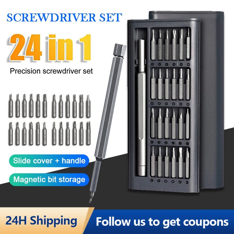 24 in 1 screw driver set Mobile phone repair tool for phone screwdriver ...