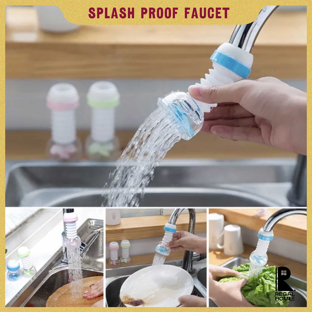 360 Degree Rotation Faucet Filter Splash-proof Water Filter Retractable ...