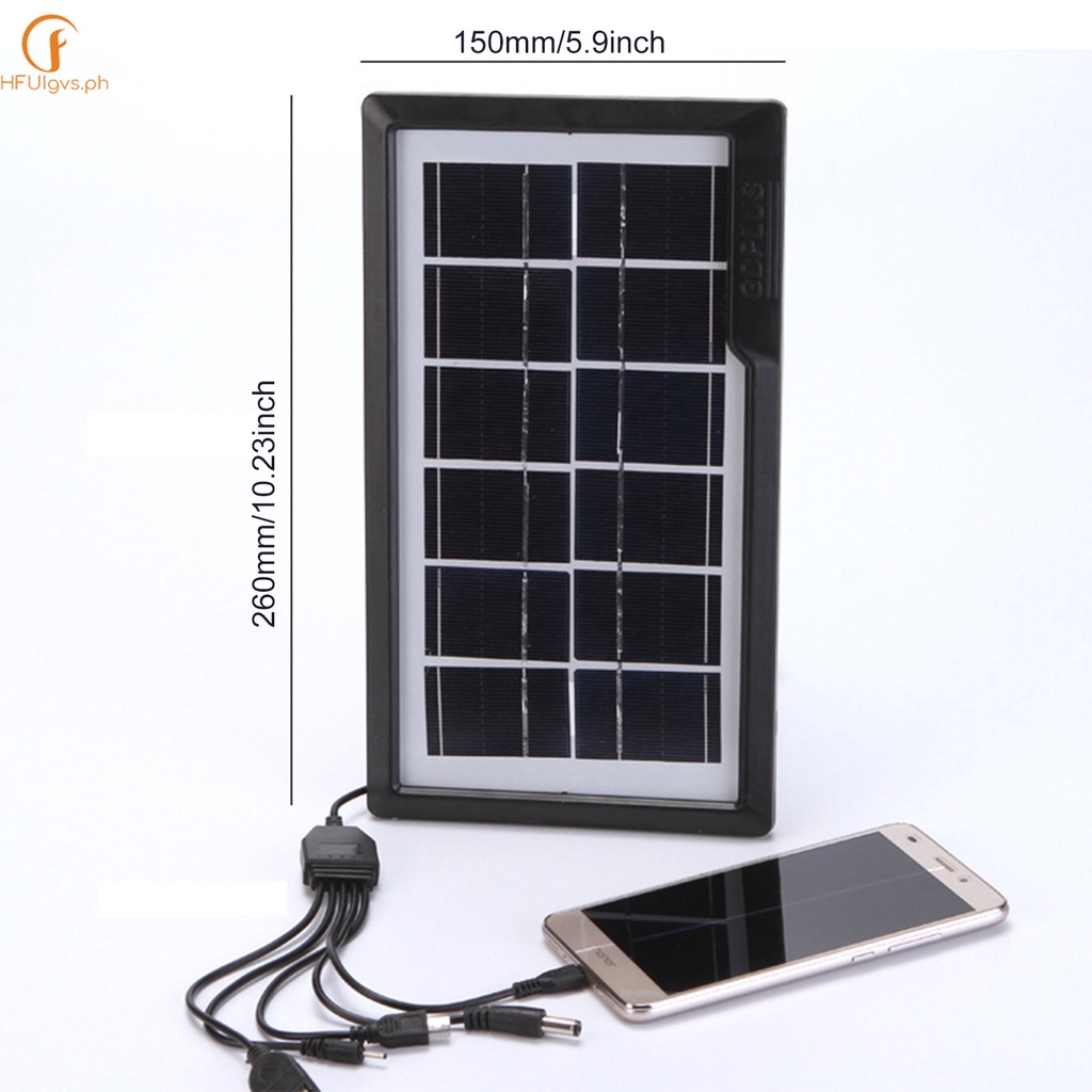 TR Outdoor portable solar panel power generation GD-10X system multi ...