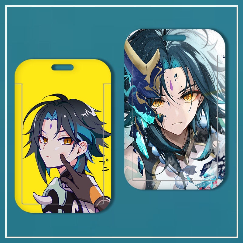 Anime Cartoon Genshin Impact Xiao Custom Student School ID Card Name ...