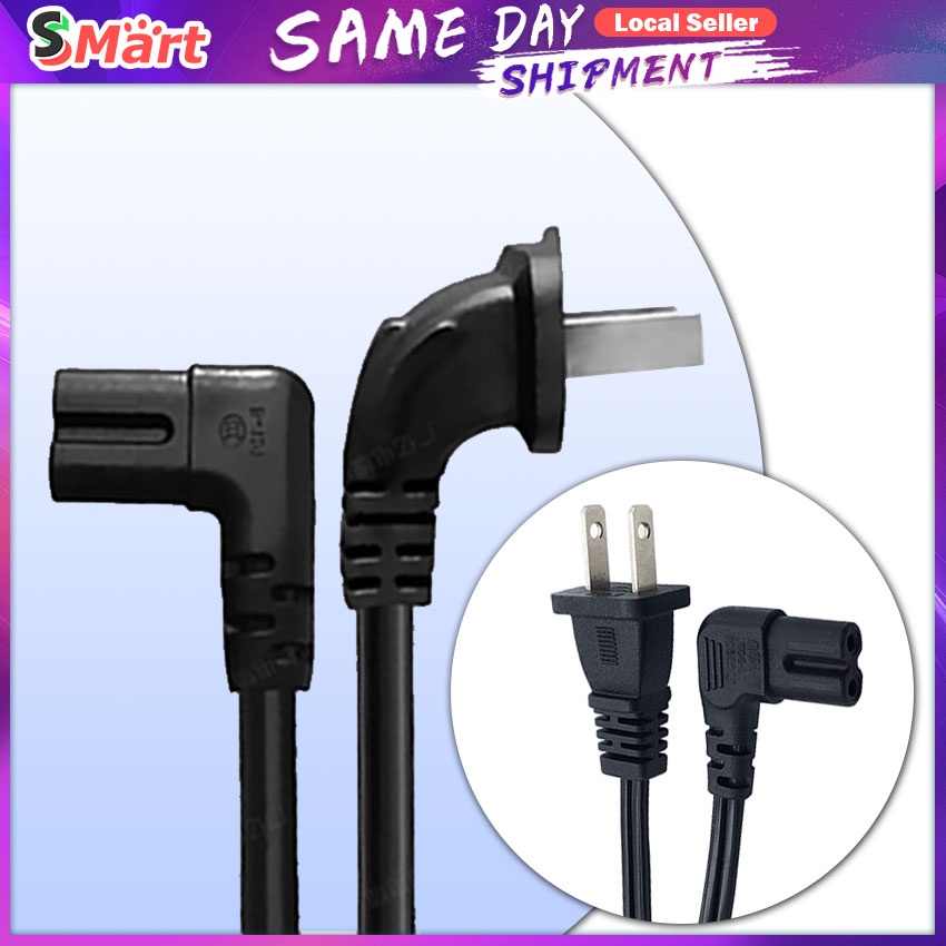 【In Stock】IEC 320 2-Pin C7 Female To C8 Male Figure 8 Power Adapter ...