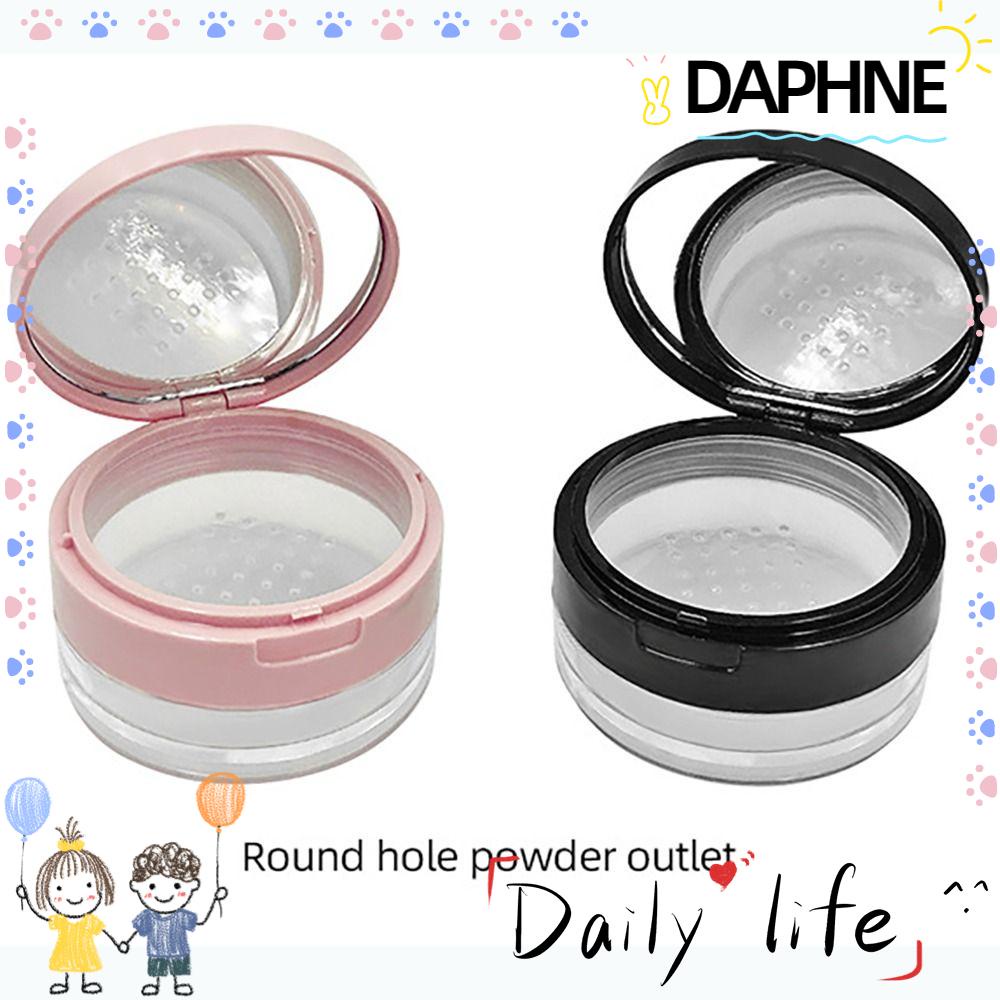 DAPHNE Loose Powder Box Portable Makeup Tools Grid Design Compact ...