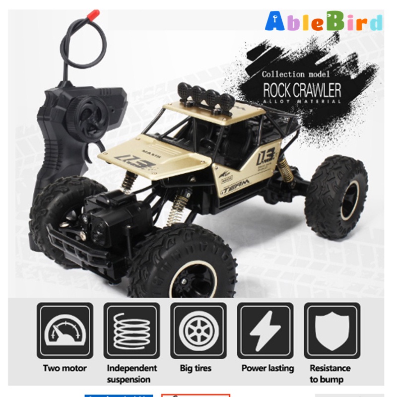 Rc 2.4G 4WD Alloy Monster Remote Control Car Rock Crawler Control Car ...