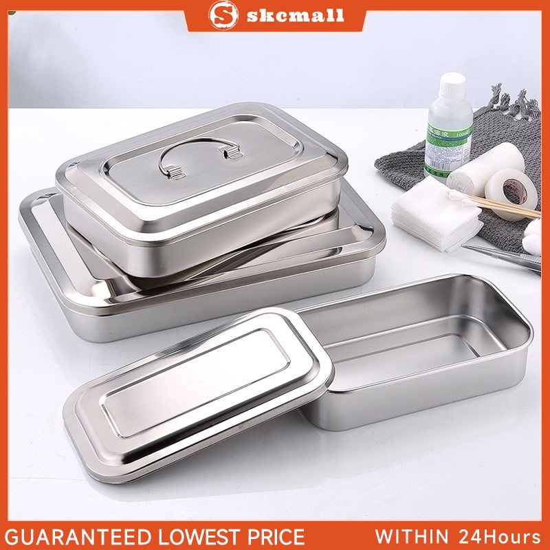 9/11.5Inch Stainless steel disinfection box Medicine change box Dental ...