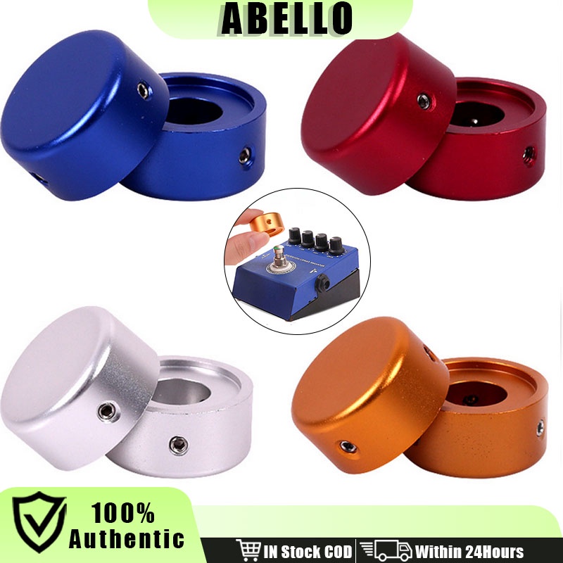 Red/Gold/Silver/Black/Blue Footswitch toppers Aluminium Alloy Bumpers ...