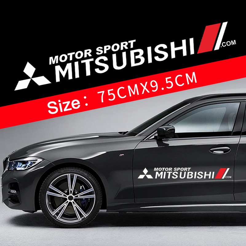 Mitsubishi Colorful Laser Garland Decorative Car Stickers Suitable for ...