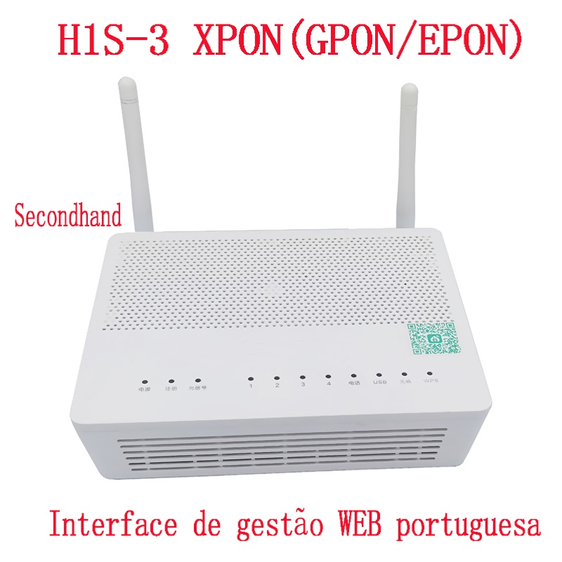 H1S-3 GPON EPON XPON 1GE+ 3FE+ 1 POTS+Wifi ONU ONT English firmware ...