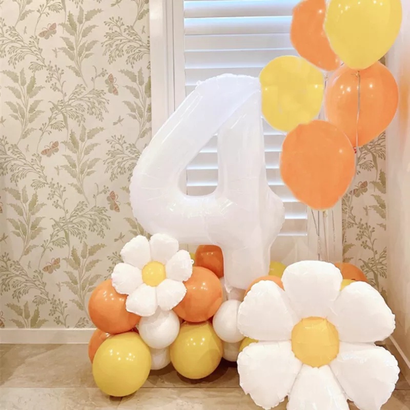 Sunflower Daisy Flower Balloons Daisy Party Decorations 1 2 3 4 5 6 7 8 ...