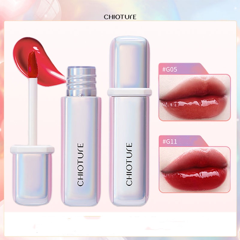 CHIOTURE Lip Glaze G05 Water Mirror Lip Glaze S05 Glass Lip G11 ...