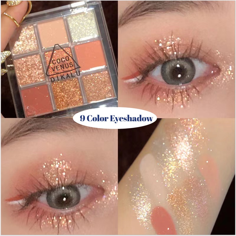 Matte Eyeshadow Palette Pearl Eyeshadow Long Lasting Glitter Eyeshadow ...