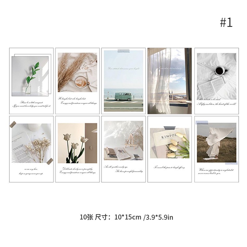 Wall Art Cards Set Wall Decorative Postcards Background Home Wall Decor ...