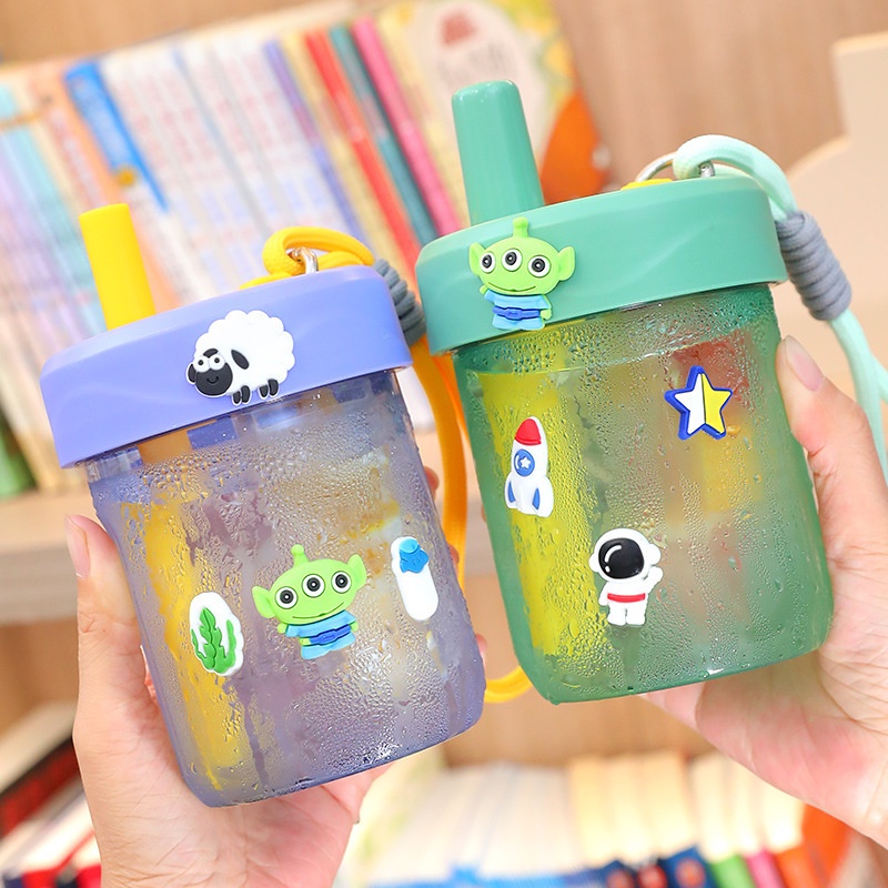 500ml Botol Air Flower Tea Cup with Tea Compartment Water Bottle with ...