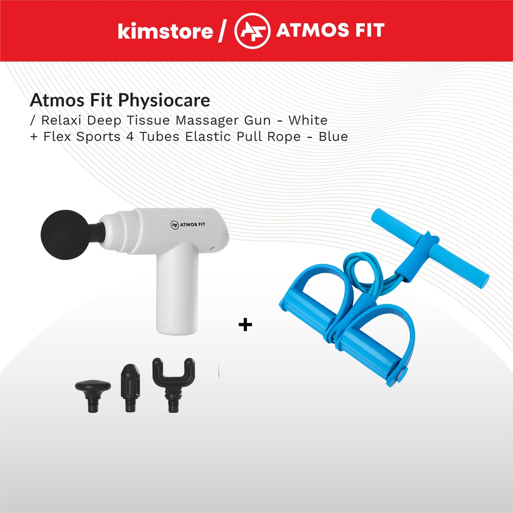 ATMOS Fit And Flex Sports Bundle Physiocare Relaxi Massager Gun ...