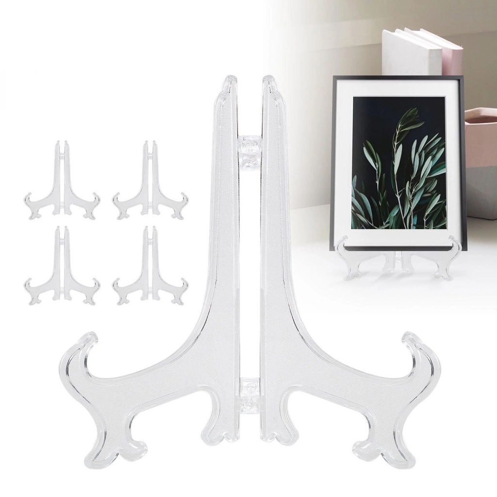 Portable Easels Transparent Display Stand Rack/ Weddings Photo Picture ...