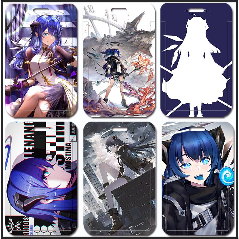 Anime Cartoon Arknights Mostima DIY Name Tags Student School ID Card ...