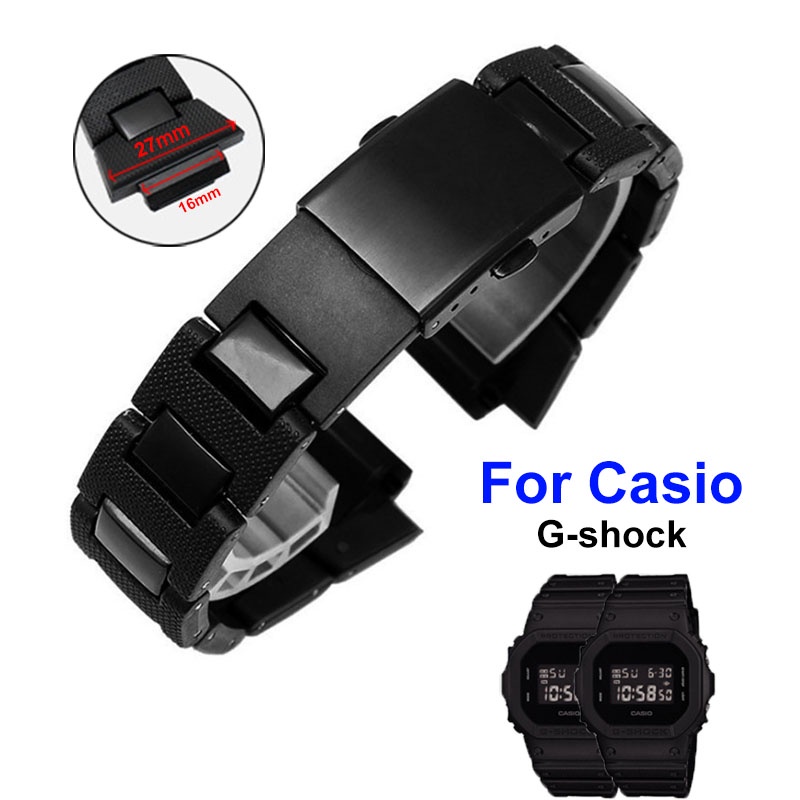 Plastic Steel Watch Band for Casio G-shock DW6900/DW9600/GW-M5610 ...