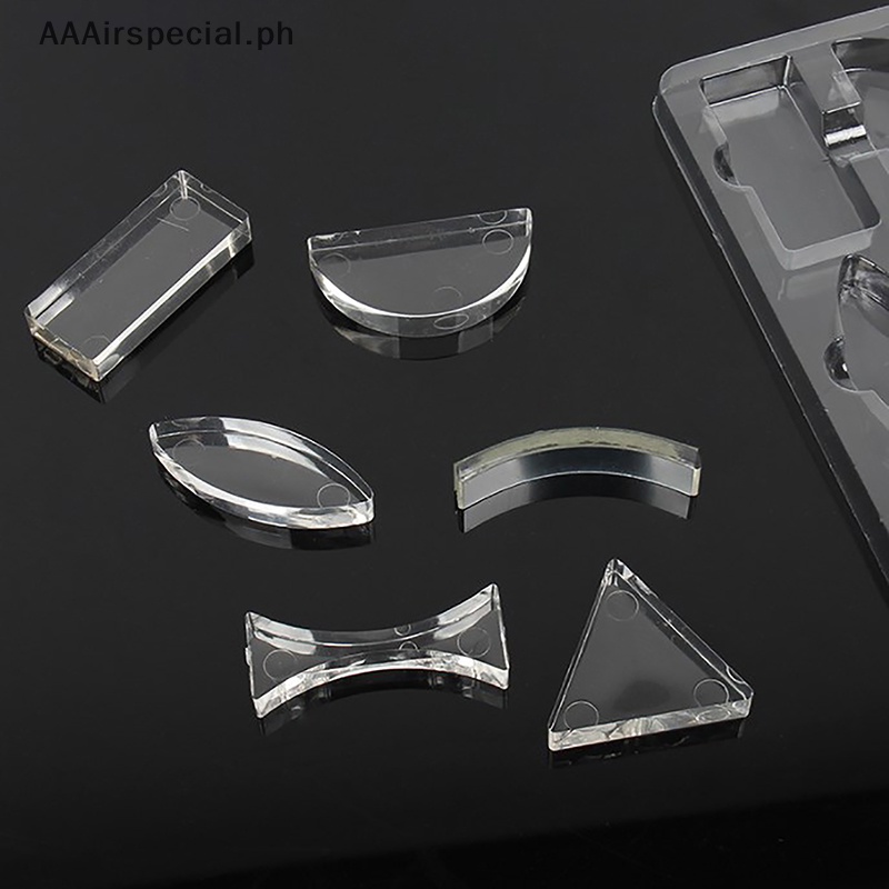 SEMEBY 6 Pcs Acrylic Optical Concave Convex Prism Lens Set for Primary ...