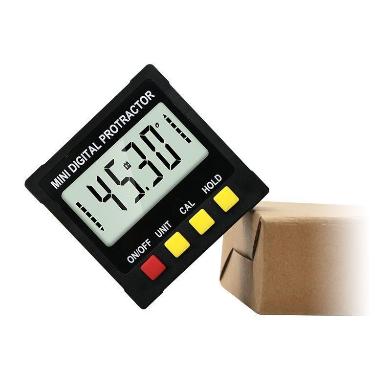 Electronic Digital Inclinometer Slope Level Protractor Four-Sided ...
