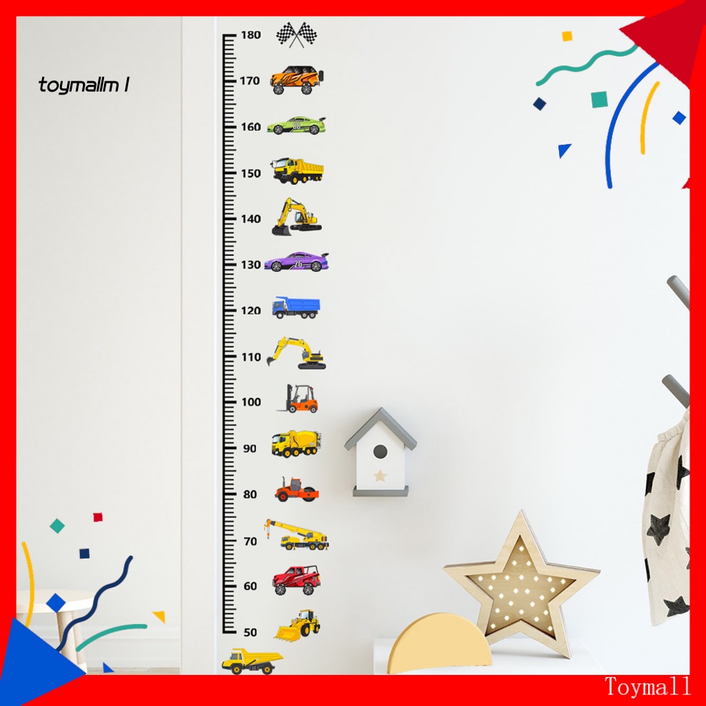 [TM] Kids Wall Growth Chart Sticker Self-adhesive Great Stickiness ...