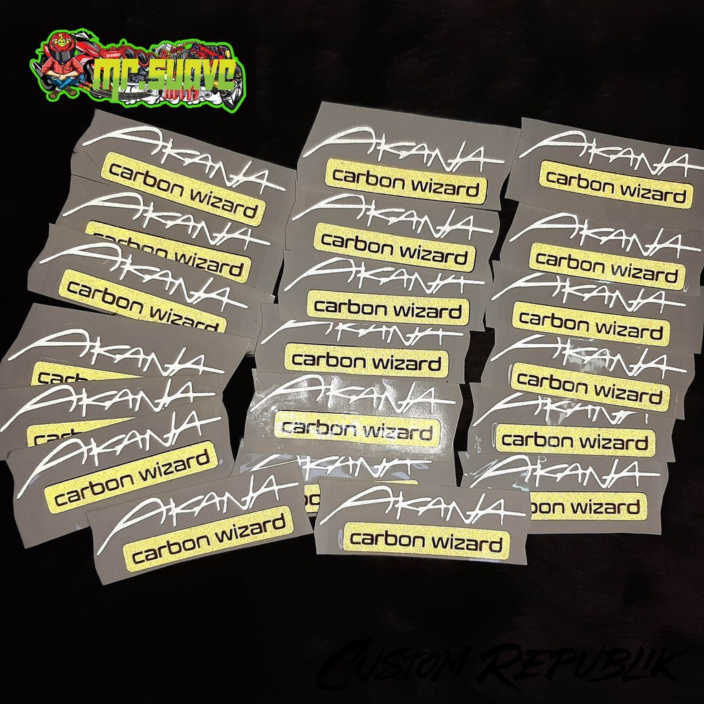 Akana Carbon Sticker 3M Reflectorize | Shopee Philippines