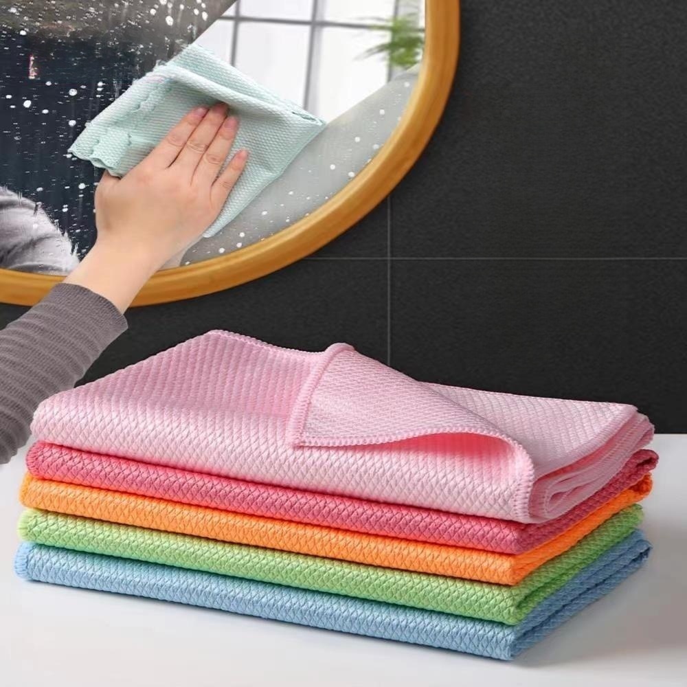 Window Cleaning Seamless Scale Rag Household Cleaning Cloth kitchen ...