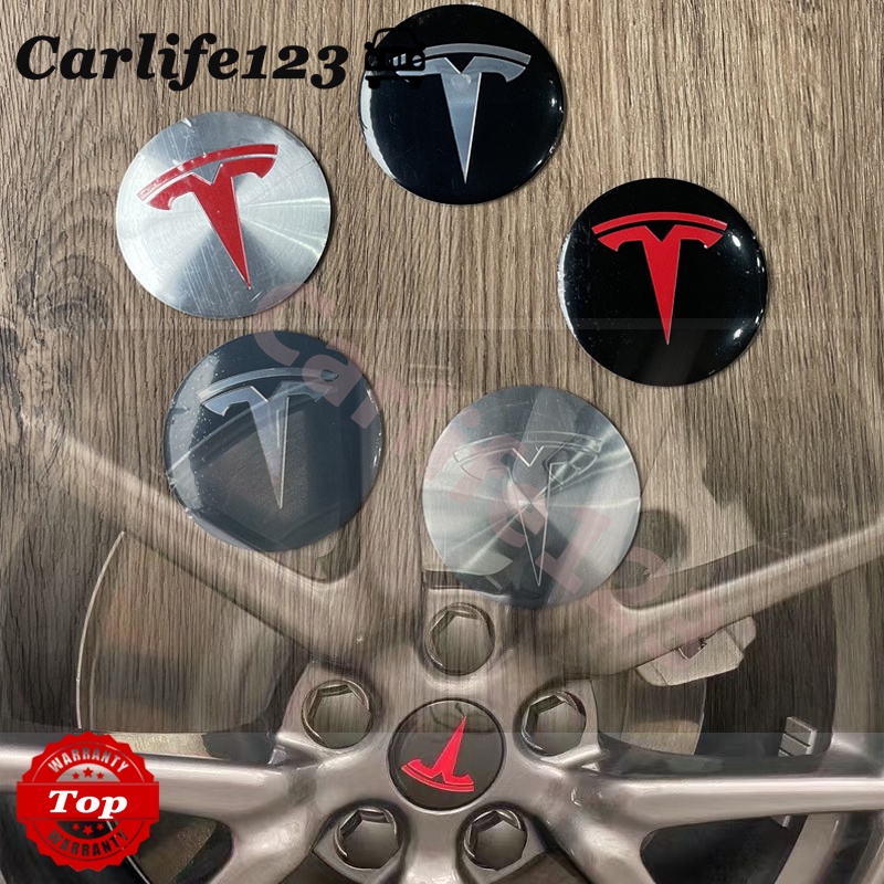 Tesla Modified 56MM Wheel Cover with Tesla Model Belt and Hub Center ...