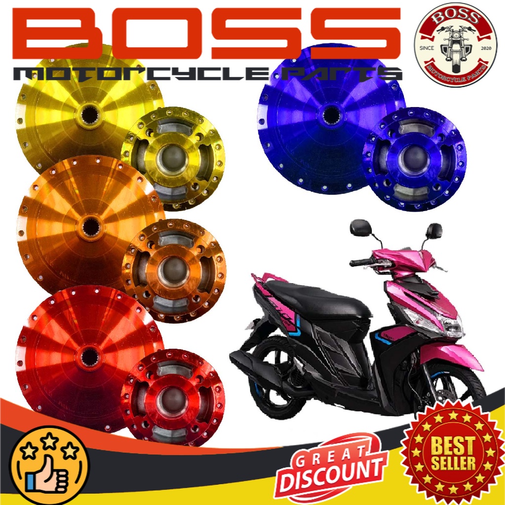 MOTORCYCLE Hub Set For MIO I 125 Set Front and Rear Colored (CHB-003 ...