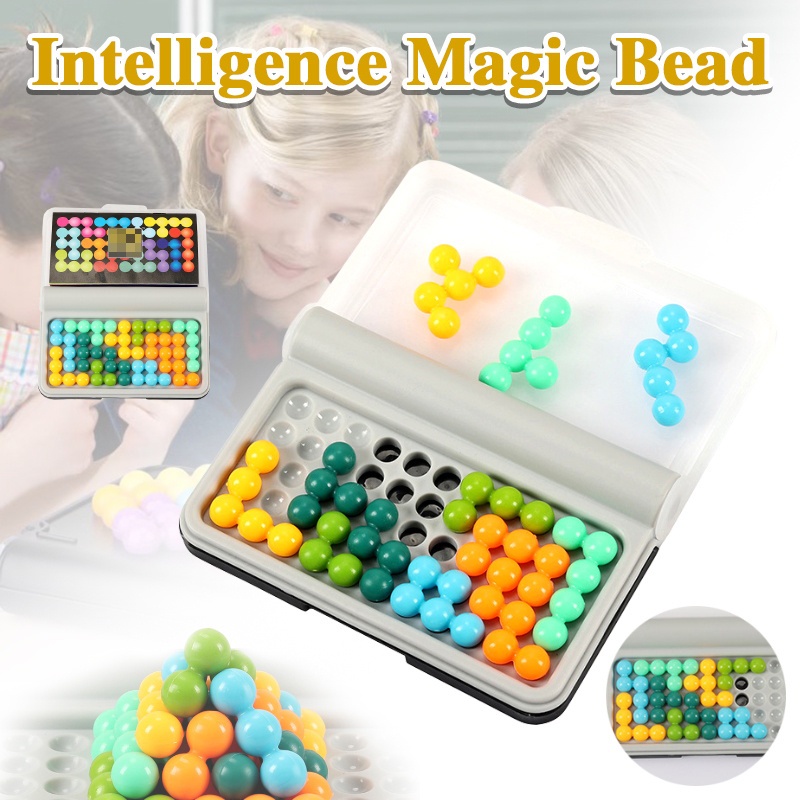 Puzzle 3D Bead Puzzle Intelligence Magic Beads Game for Kids Skill ...