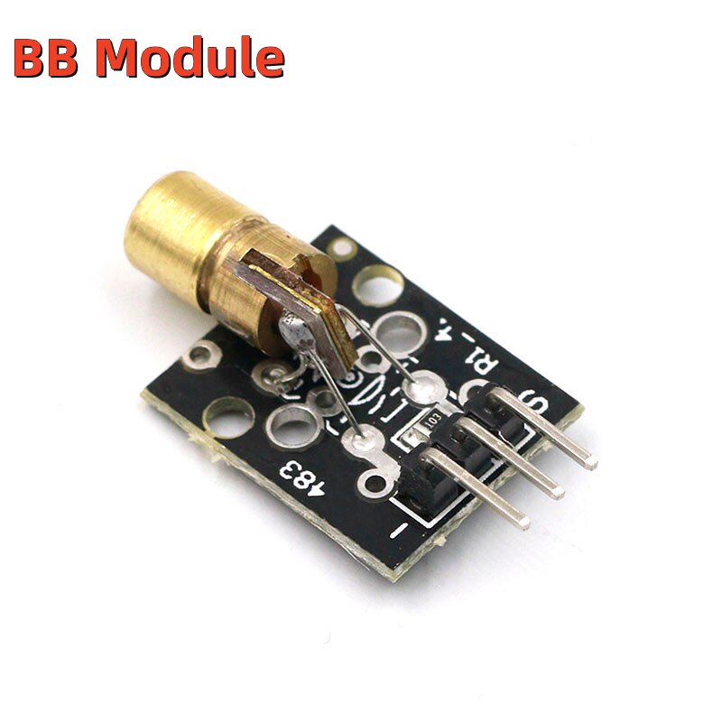 KY-008 3pin 650nm Red Laser Transmitter Dot Diode Copper Head Module ...