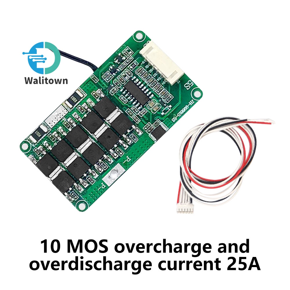 5S 21V 10A/15A/20A/25A BMS Li-ion Lithium Battery Protection Board ...