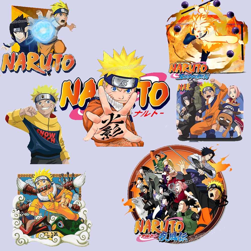 Naruto Ironing Sticker Clothes Hot Ironing Paper Vinyl Heat Transfer ...