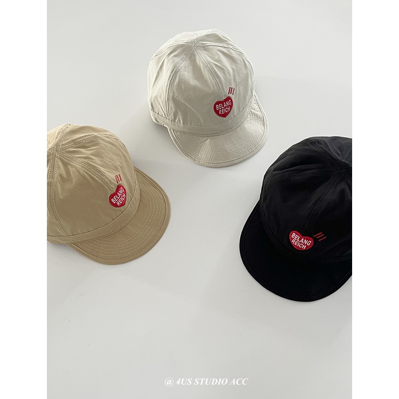 Korean Style Japanese Style Short Brim Cap Men's Street Baseball Cap ...