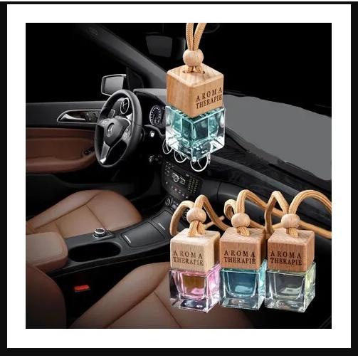 Round Square Shape Clear Car Air Freshener Perfume Diffuser Fragrance ...