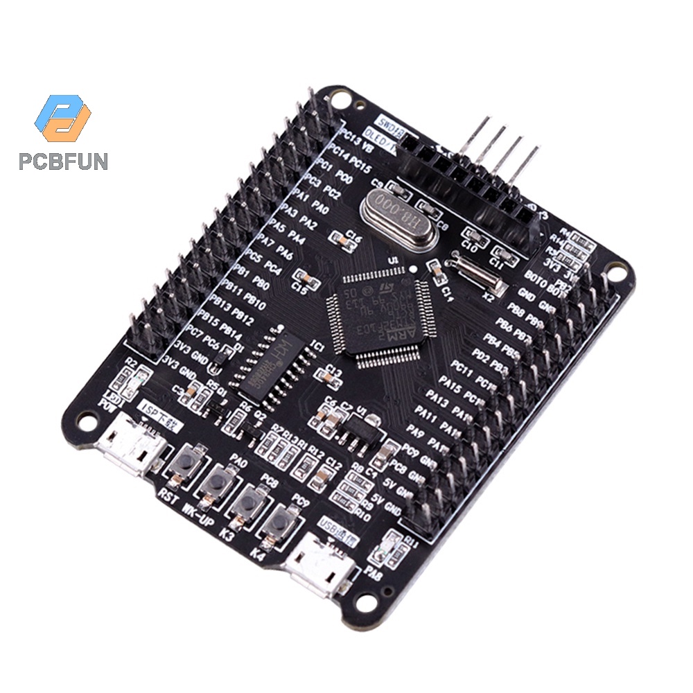 Pcbfun Stm32f103rct6 Minimum System Development Board With Imported Chip Stm32 Arm Core Learning