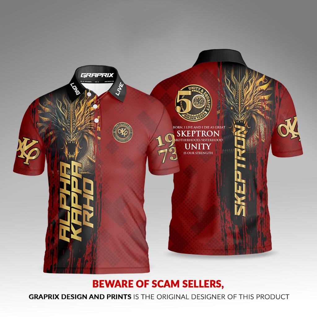 Akrho 50th Anniversary V3 Polo Full Sublimation | Shopee Philippines