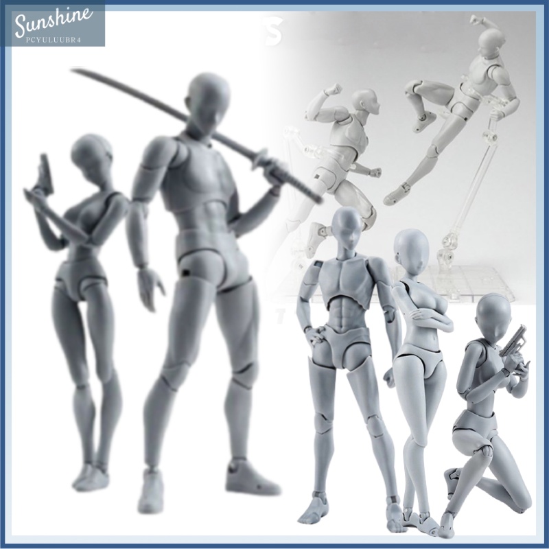 Ship Now SHF Human Mannequin Figure Model Male Female Body Movable For ...