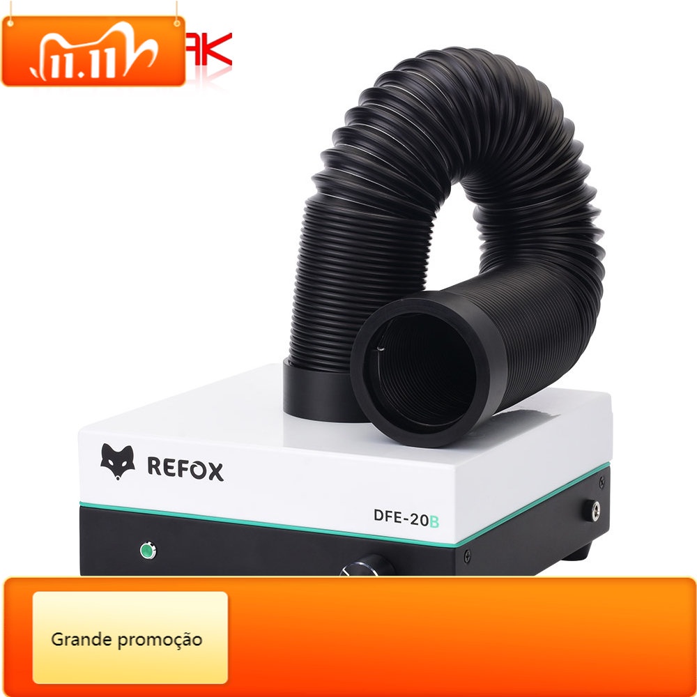 QSJZHY REFOX DFE-20B Fume Extractor Soldering Smoke Purifier Air ...