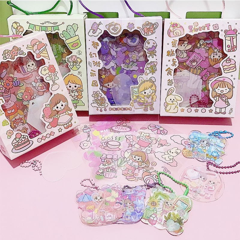 Children's Guka Sticker Set Guka Tray Cute Hand Account Sticker Gift ...