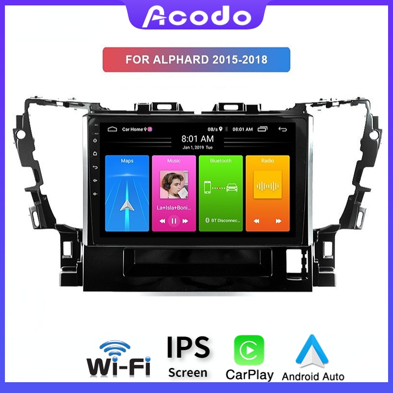 For Toyota Alphard 2015-2018 Android Car Stereo Support Carplay Android ...