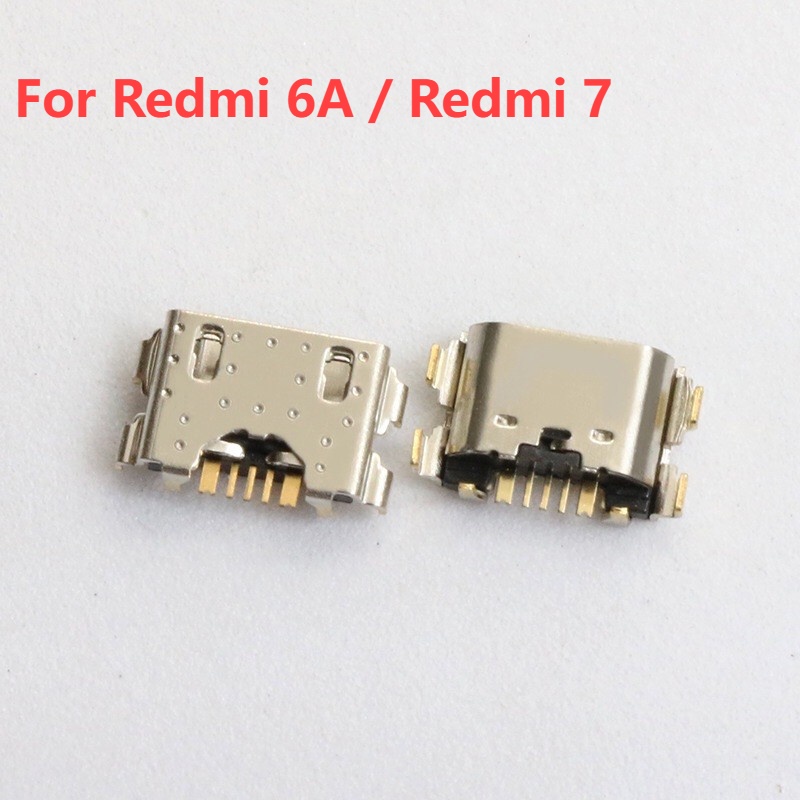 10-50pcs USB Plug In Charging Charger Port For Redmi 6A / Redmi 7 ...