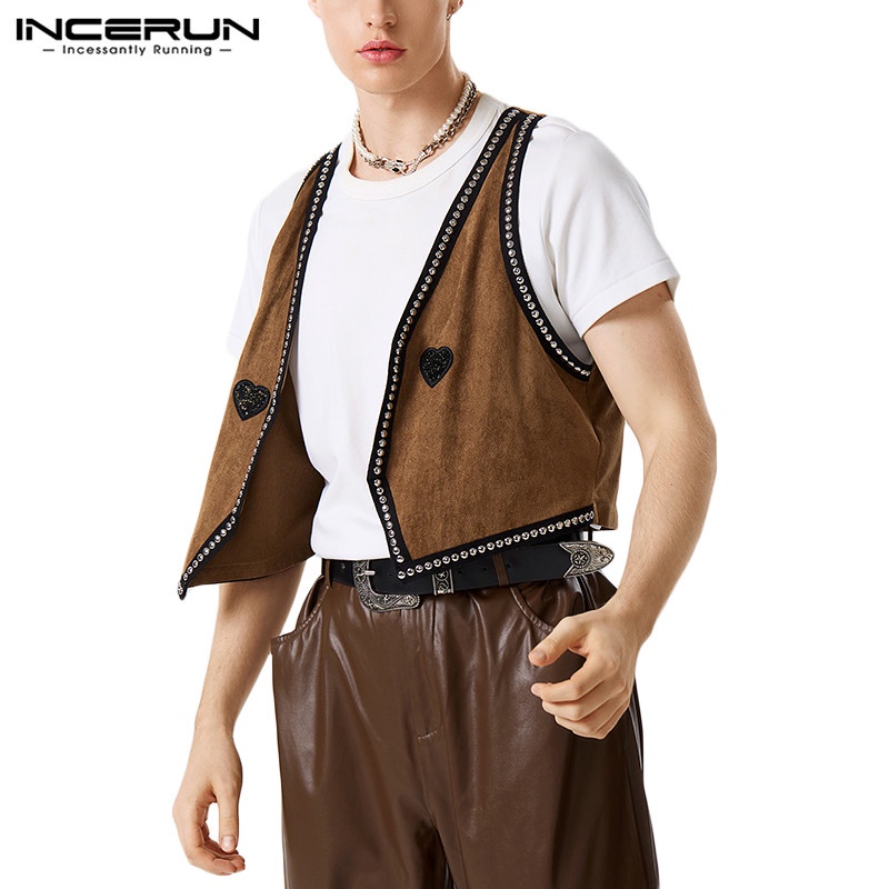 INCERUN Flash Edge Slim Fit Vest | Shopee Philippines