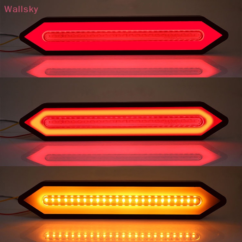 Wallsky> 100 LED Car Truck Flowing Stop Brake Turn Signal Reverse Rear ...