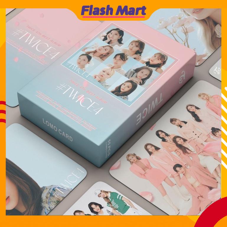 TWICE TWICE4 Photocards Album LOMO Card Postcard Sana Momo 55pcs/box ...