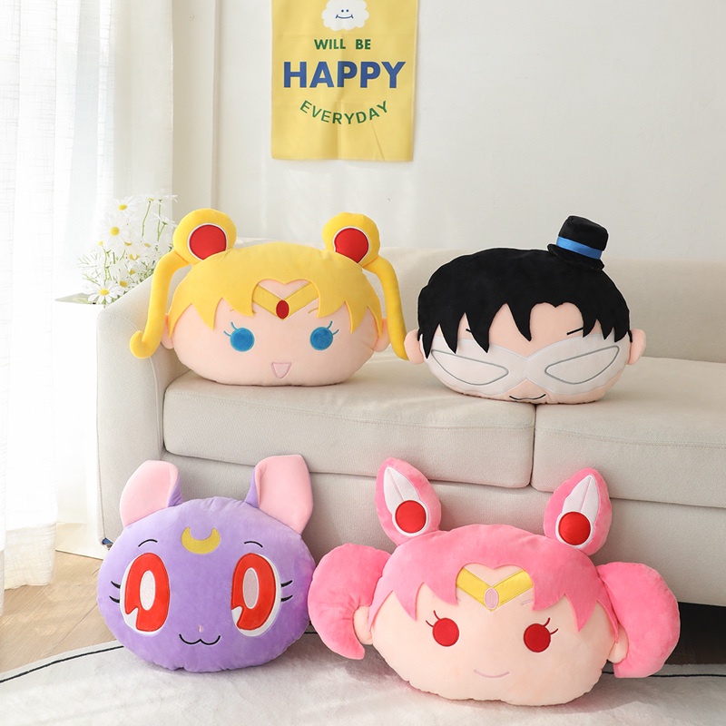 40cm Sailor Moon Plush Toy Lovely Japanese Style Stuffed Anime Pillow ...