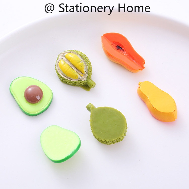 Simulated Fruit Durian Papaya Fridge Magnets Refrigerator Sticker ...