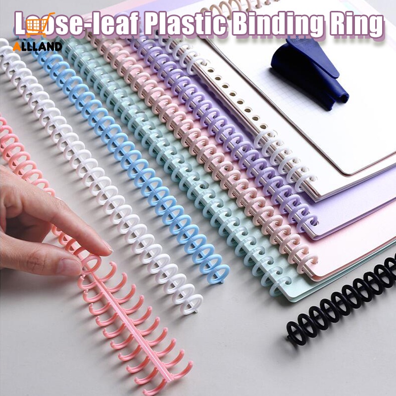 30 Holes Loose-leaf Plastic Binding Ring/ Detachable Buckle Spring ...