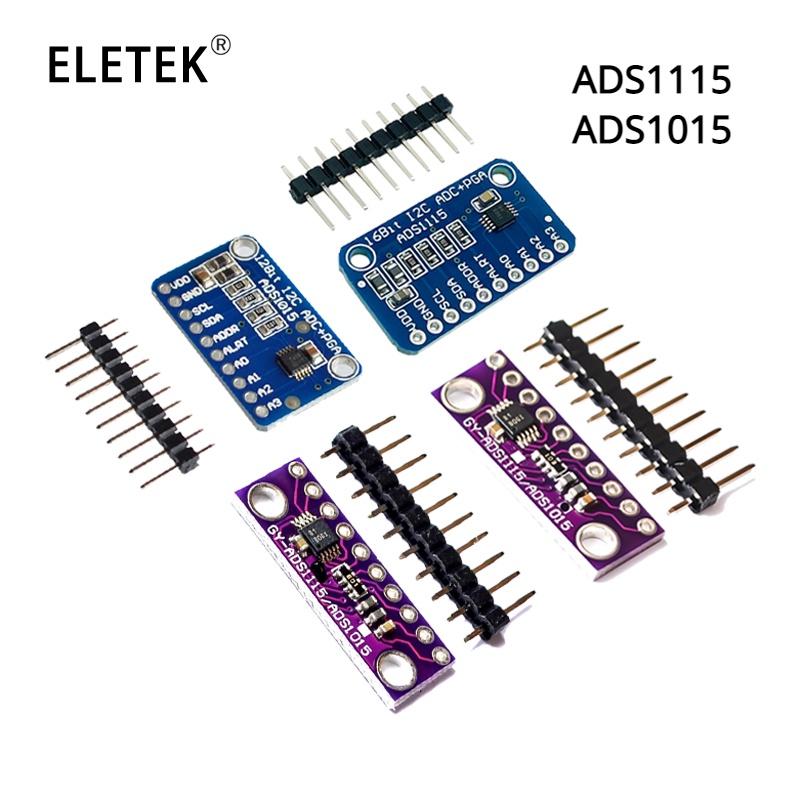 ADS1115 ADS1015 16 Bit I2C Module Precision ADC 4 Channel Development Board Pro Gain Amplifier 2 ...