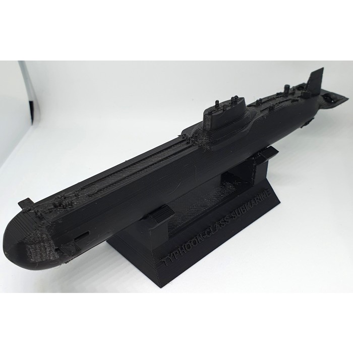 Typhoon submarine, scale 1000, 3D printed submarine, diecast Ship ...